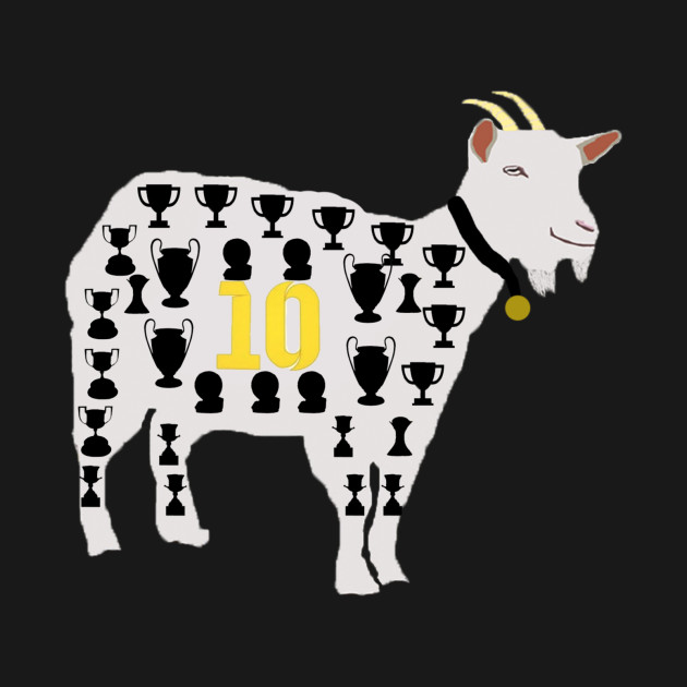 Messi "the GOAT" - Messi - T-Shirt | TeePublic