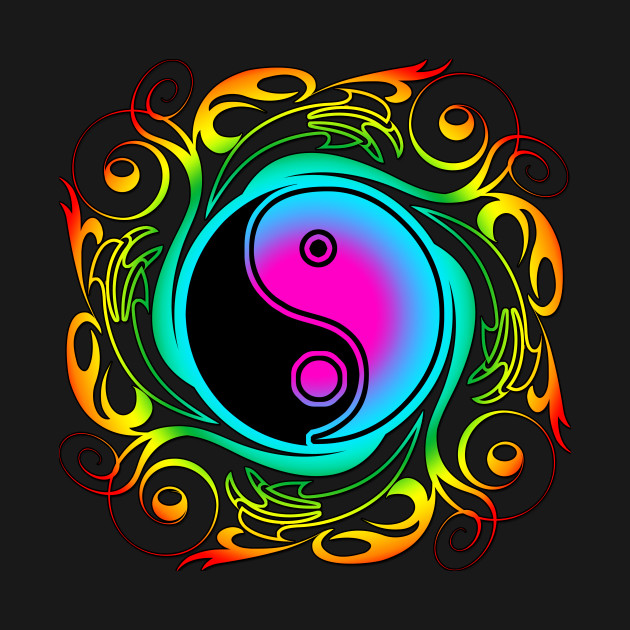 Colorful Ying Yang