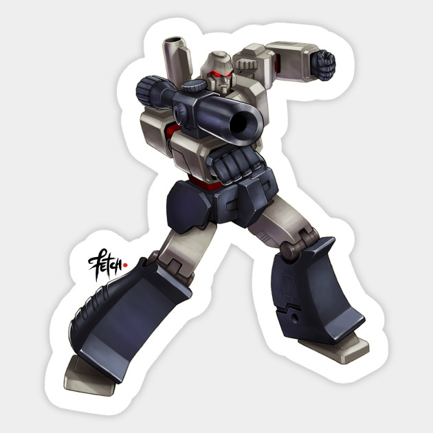 MEGATRON V2 - Transformers - Sticker | TeePublic