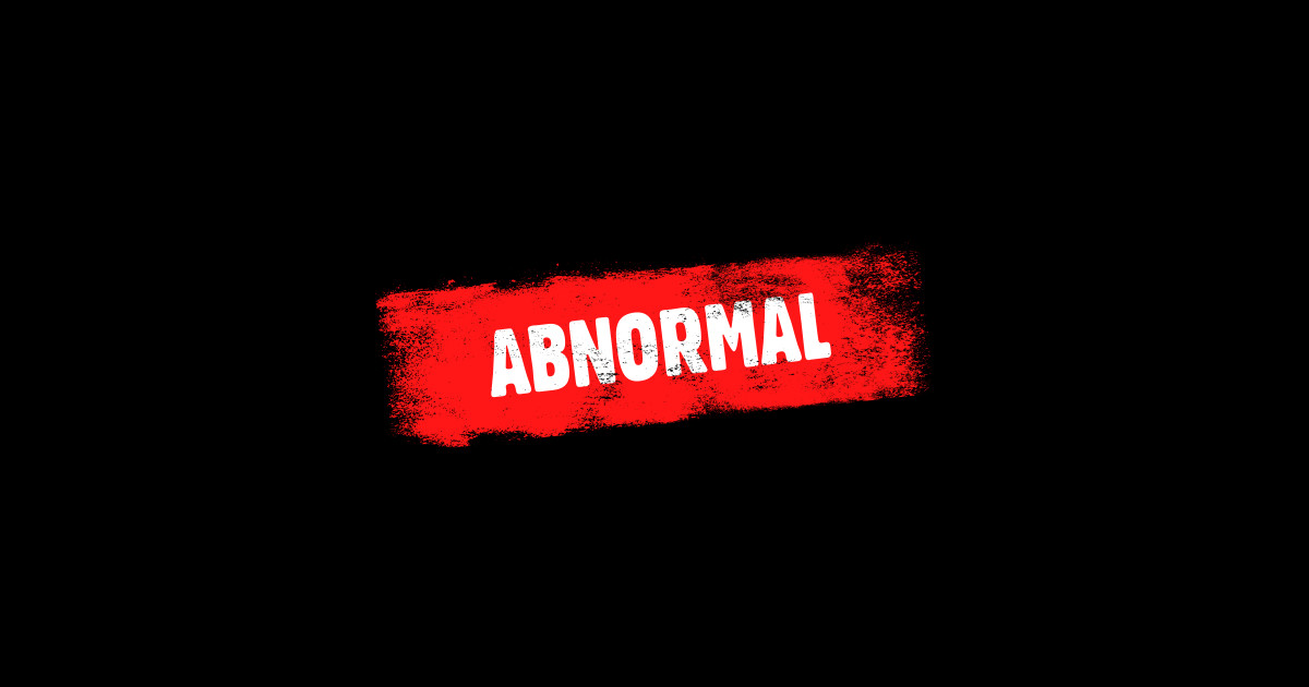 ABNORMAL Red paint - Abnormal - Sticker | TeePublic