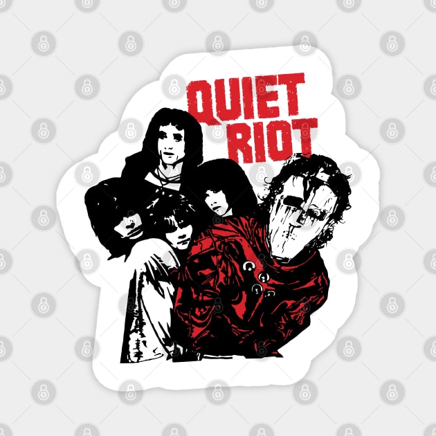Quiet Riot Light - Quiet Riot - Magnet | TeePublic