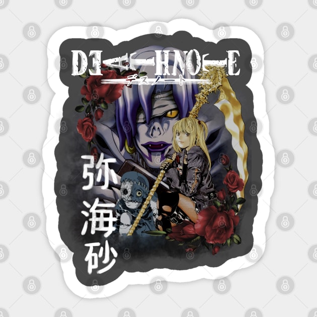 Death note Amane Misa misa - Death Note - Sticker | TeePublic