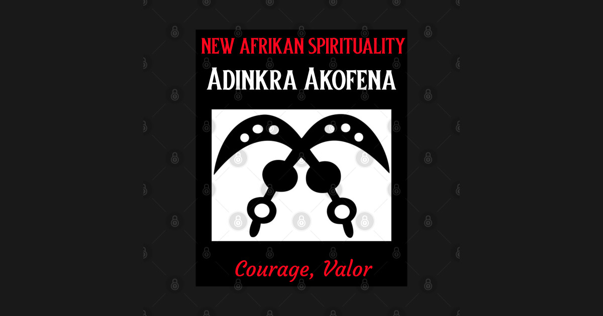 Adinkra Symbol Akofena Representing Courage and Valor - Black Culture ...