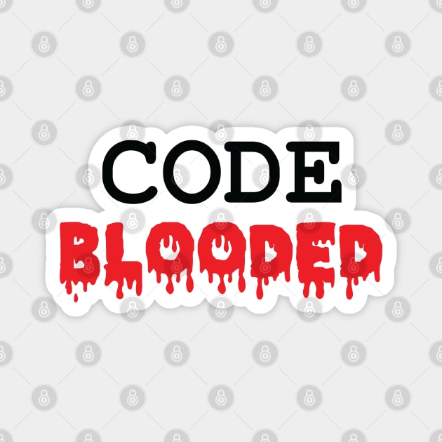 Code Blooded Angry Software Programmer Coder - Programmer - Magnet ...