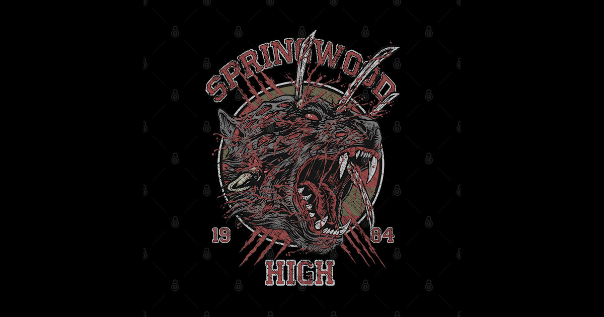 SPRINGFIELD PANTHER HEATHER - Horror - Sticker | TeePublic