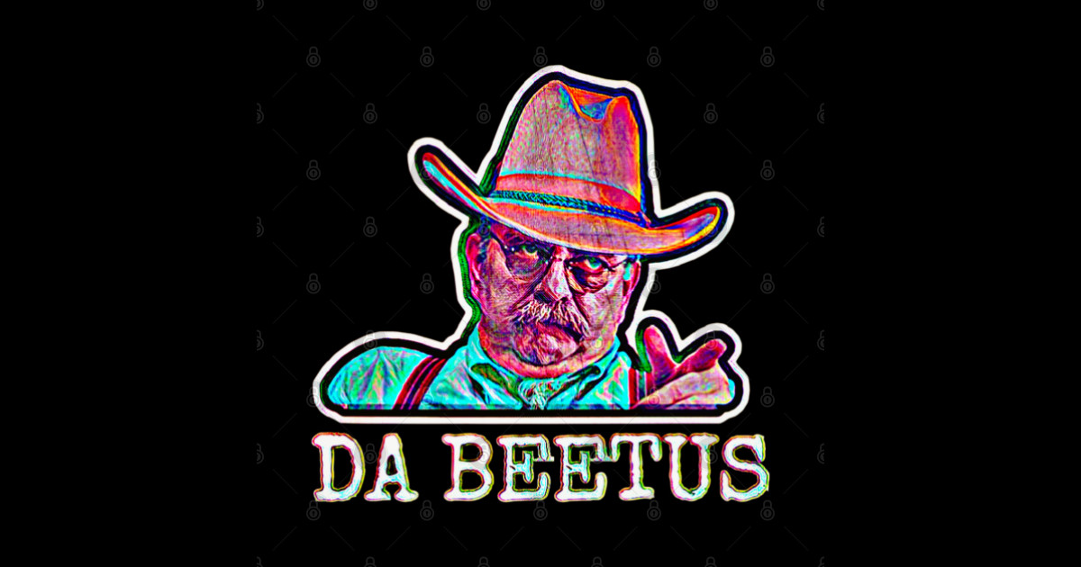 Wilford Brimley- Da Beetus - Diabeetus - Sticker | TeePublic