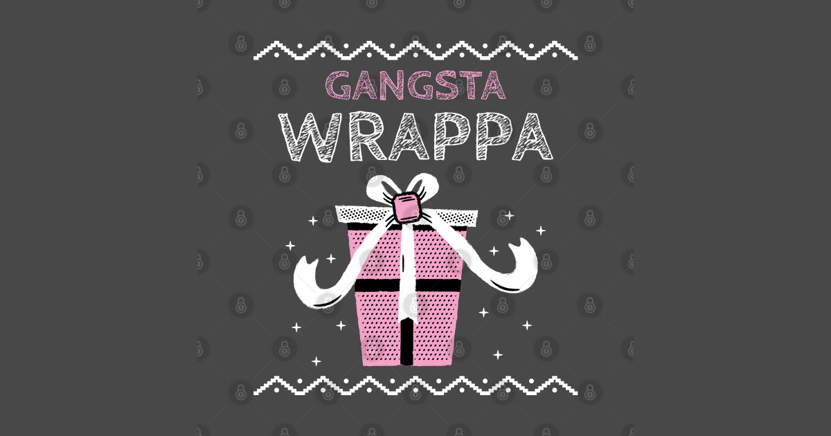 Gangsta wrappa - Ugly Holiday Sweaters - T-Shirt | TeePublic