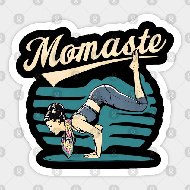 Momaste Mother Yoga - Yoga - Sticker | TeePublic