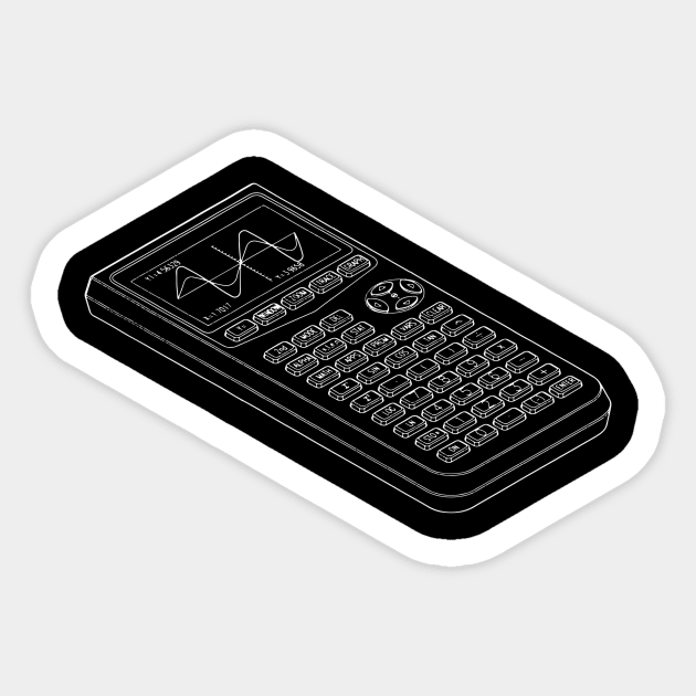 Graphic Calculator - Calculator - Sticker | TeePublic