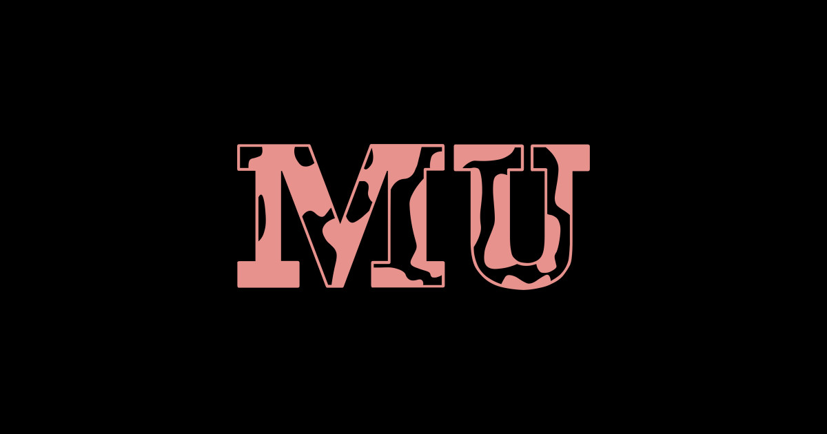 Mu Cow Pattern - Panhel - Sticker | TeePublic