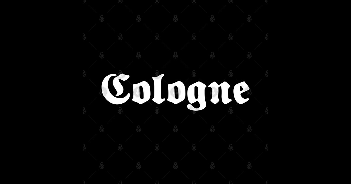 Cologne (Köln) written with gothic font - Cologne - Magnet | TeePublic