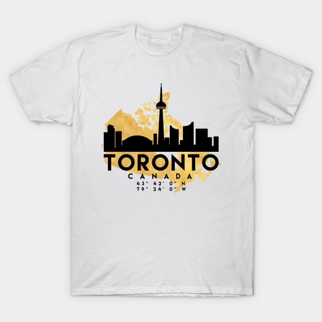 Toronto Canada Skyline Map Art - Toronto - T-Shirt | TeePublic