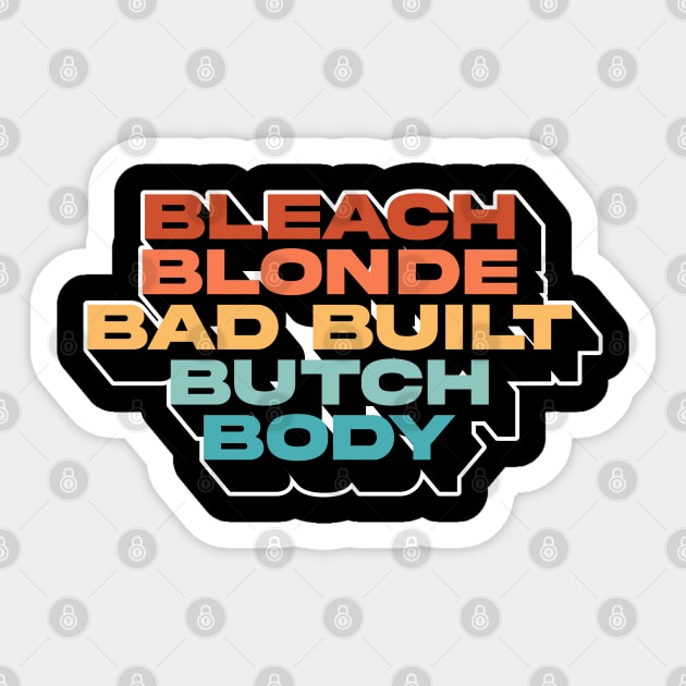 Bleach Blonde Bad Built Butch Body - Bleach Blonde Bad Built Butch Body ...