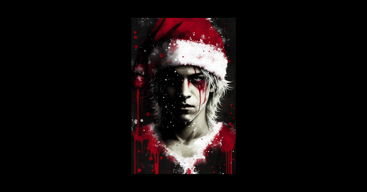 Emo Santa Clause - Emo - Sticker | TeePublic