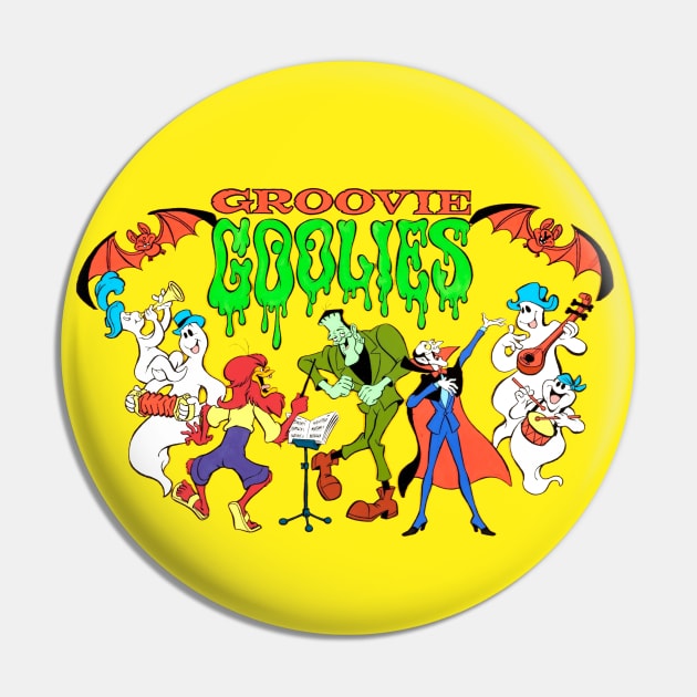Groovie Goolies Filmation 1970 - Groovy Goolies - Pin | TeePublic