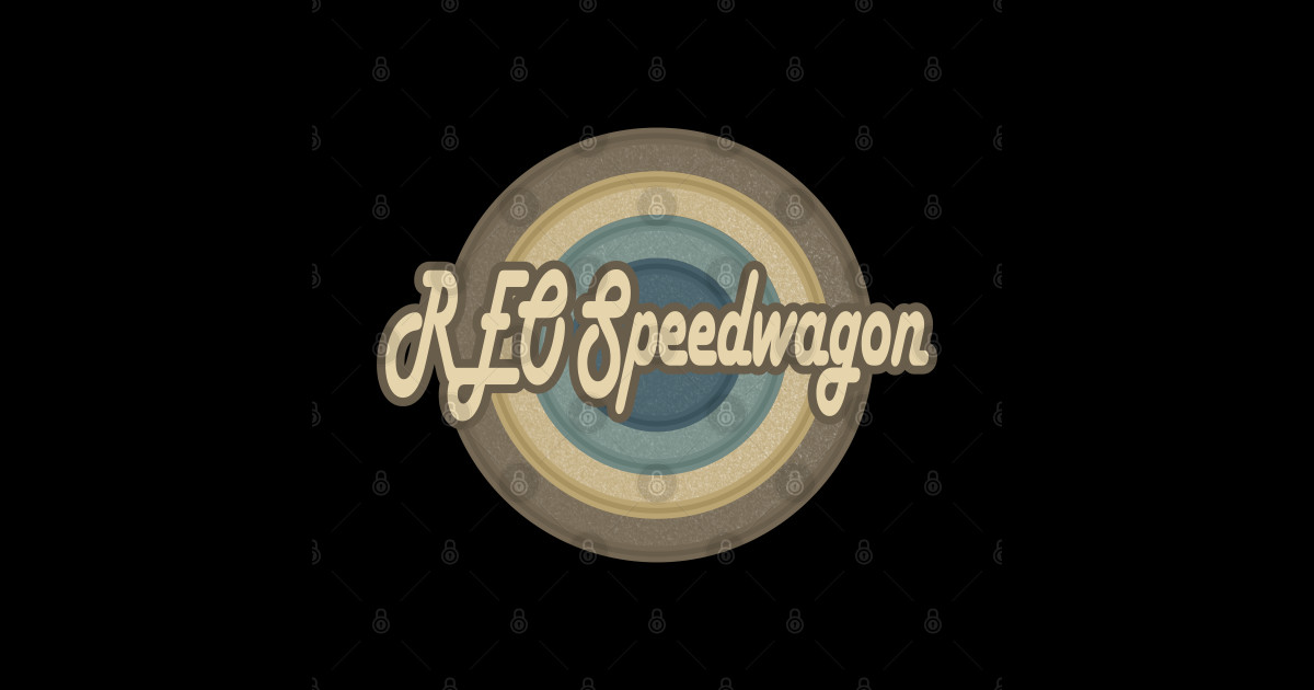 REO Speedwagon Vintage Crayon - Musician - Sticker | TeePublic