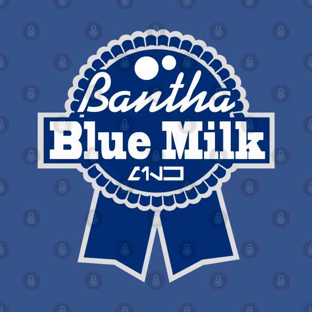 Blue Bantha Milk - Star Wars - T-Shirt | TeePublic
