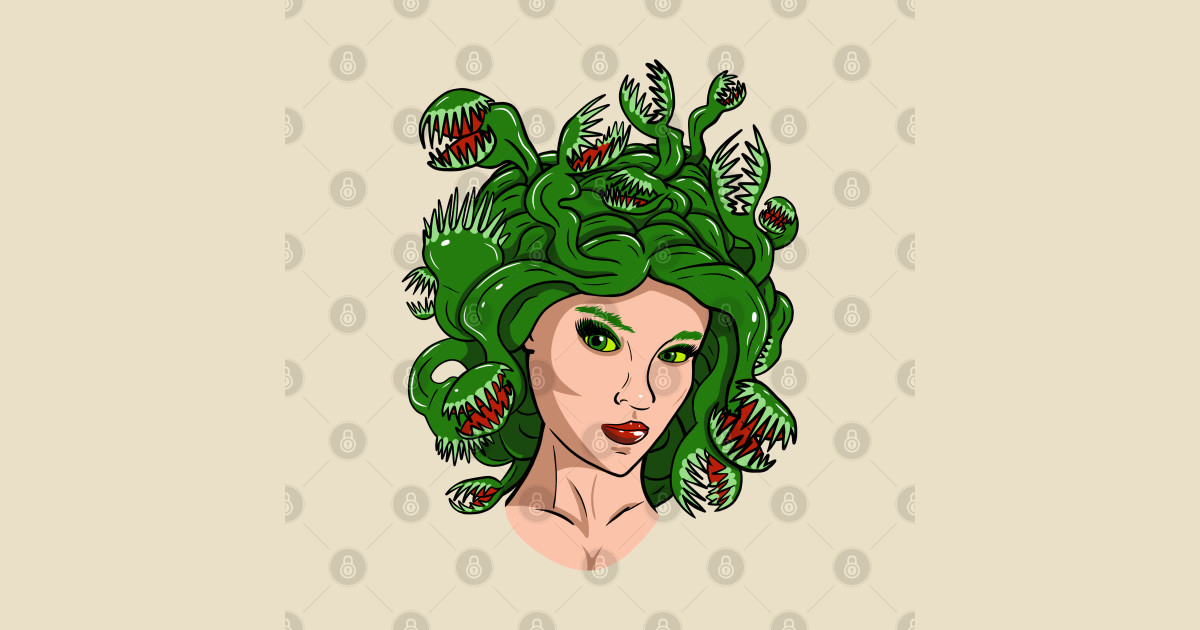 Venus Fly Trap Medusa - Venus Flytrap - T-Shirt | TeePublic
