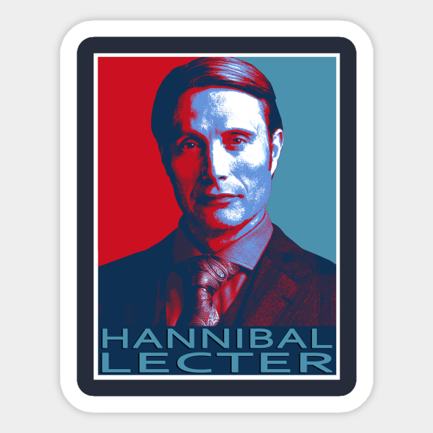 Hannibal Lecter - Blood - Sticker | TeePublic