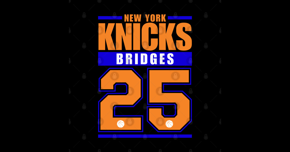 New York Knicks Bridges 25 Basketball Varsity - New York Knicks ...