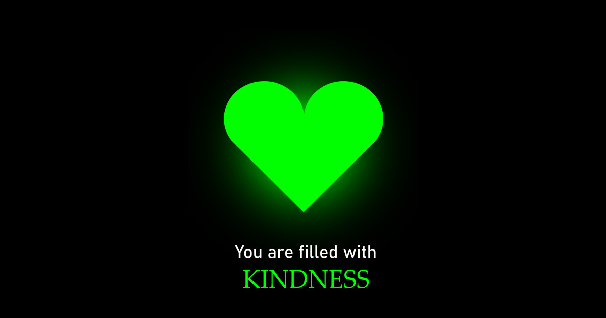 Soul of Kindness - Undertale - Sticker | TeePublic