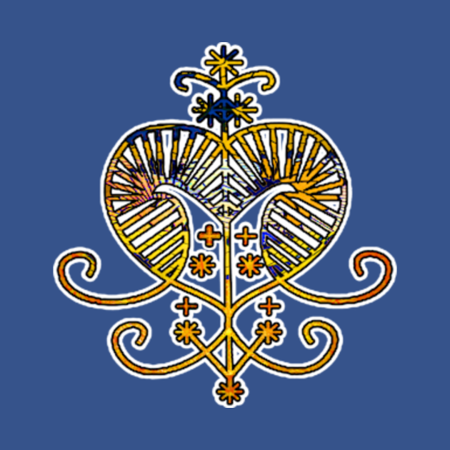 Oshun Goddess Veve Sigil - Oshun Orishas Goddess - Hoodie | TeePublic