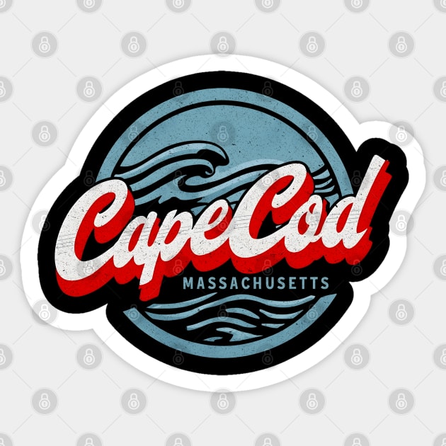 Cape Cod, Massachusetts - Cape Cod - Sticker | TeePublic