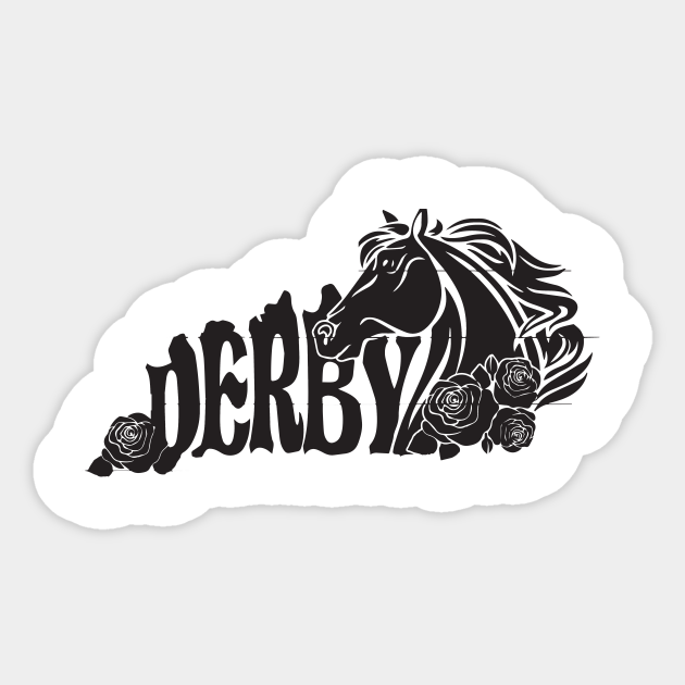 Derby Amazing Design - Derby Day Race Horse - Sticker | TeePublic