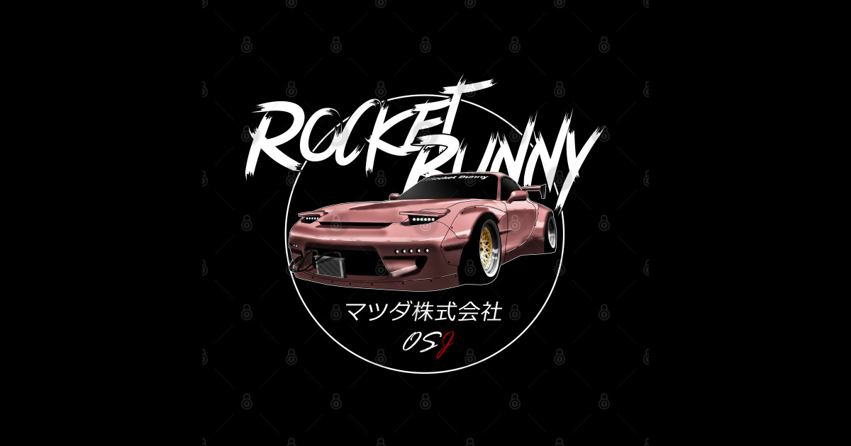 JDM RX-7 [FD] Pink Black Sun Edition - Mazda Rx7 - Posters and Art ...