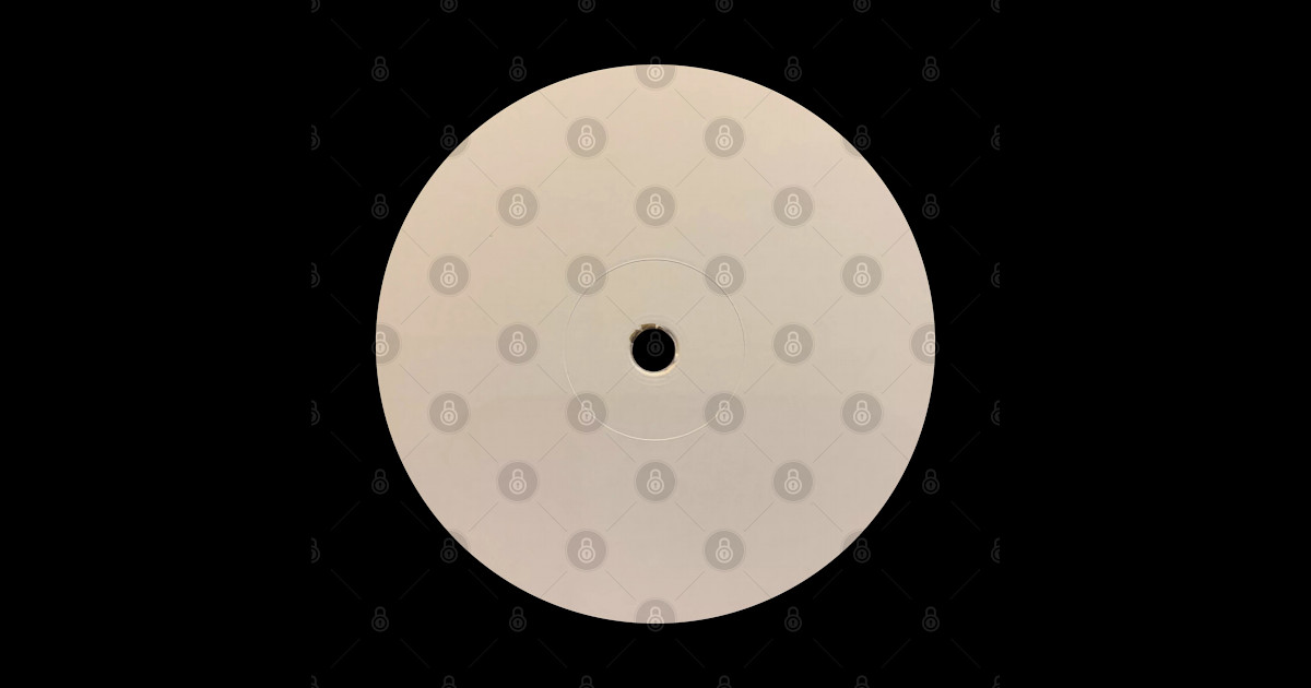 RECORD VINYL WHITE LABEL #1 - Music - Sticker | TeePublic