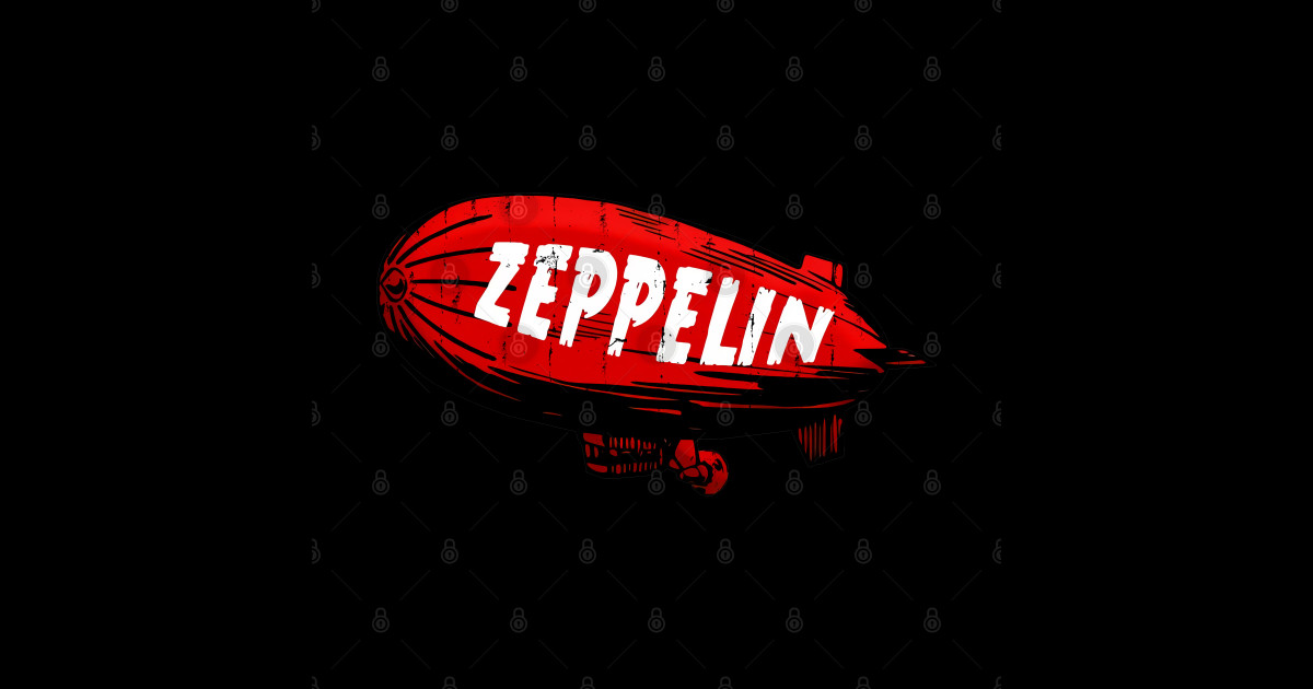 Zeppelin Vintage - Led Zeppelin - Sticker | TeePublic