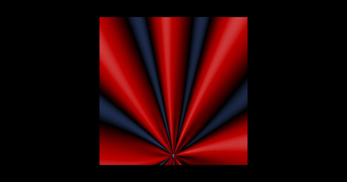 scarlet and royal blue radial stripes - Red And Scarlet - Sticker ...