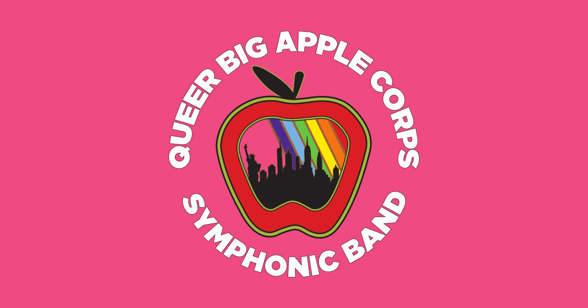 QBAC Symphonic Band Logo with White Letters - Qbac - T-Shirt | TeePublic