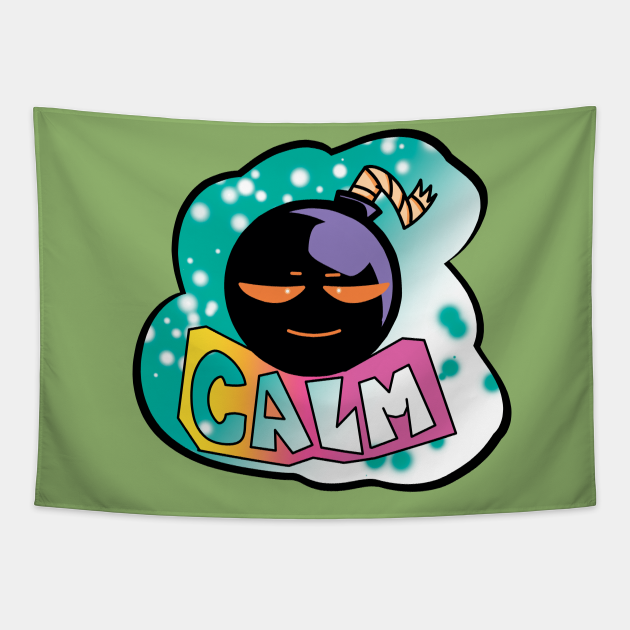 Fnf Whitty mod character graffiti calm - Fnf Emoji - Tapestry | TeePublic