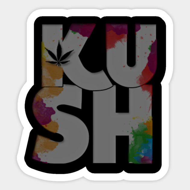 KU-SH Logo - Kush - Sticker | TeePublic