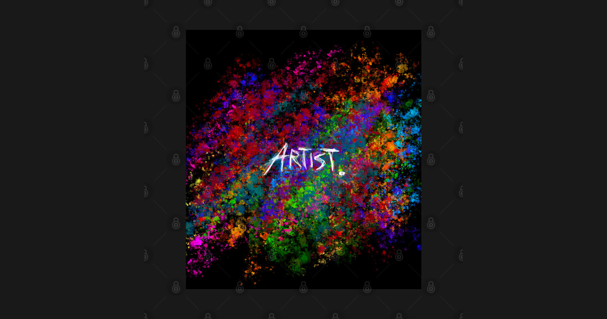 Artist Spatter - Artists Painter Mask - T-Shirt | TeePublic