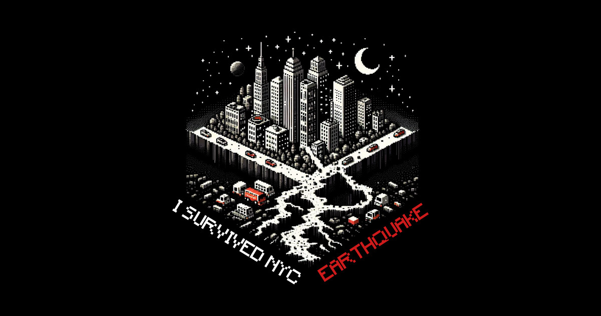 i survived the nyc earthquake pixel - I Survived The Nyc Earthquake ...
