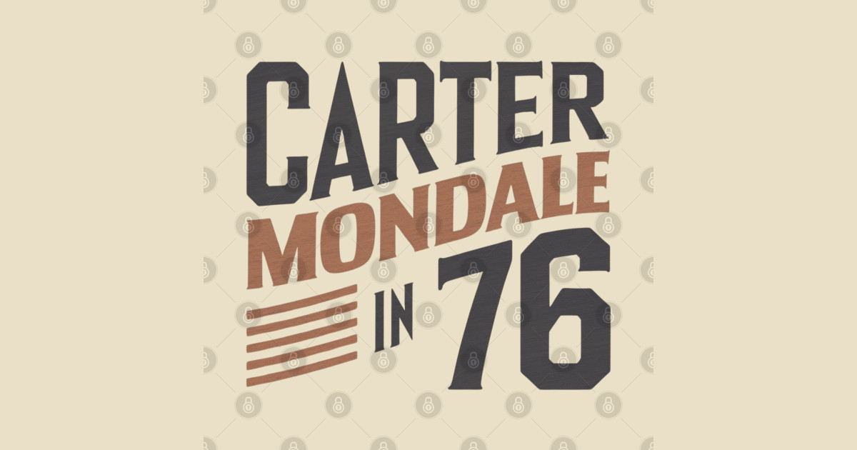 Carter Mondale 76 Jimmy Carter - Jimmy Carter - T-Shirt | TeePublic