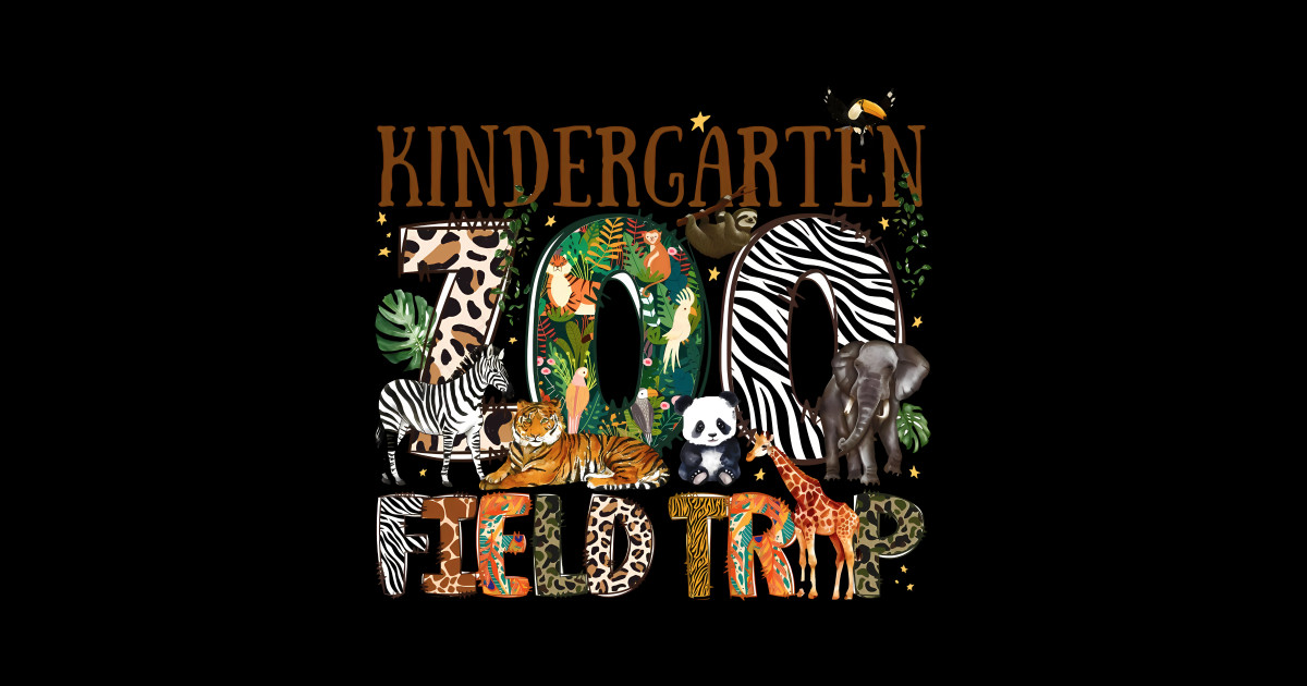 Kindergarten Zoo Field Trip Kinder Crew Teacher Students - Kindergarten ...