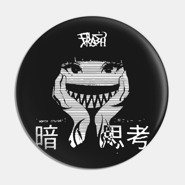 Cursed anime girl face - Anime - Pin | TeePublic