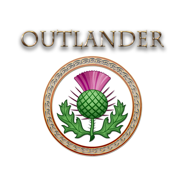 Outlander Thistle - Outlander Tv Show On Starz - T-Shirt | TeePublic