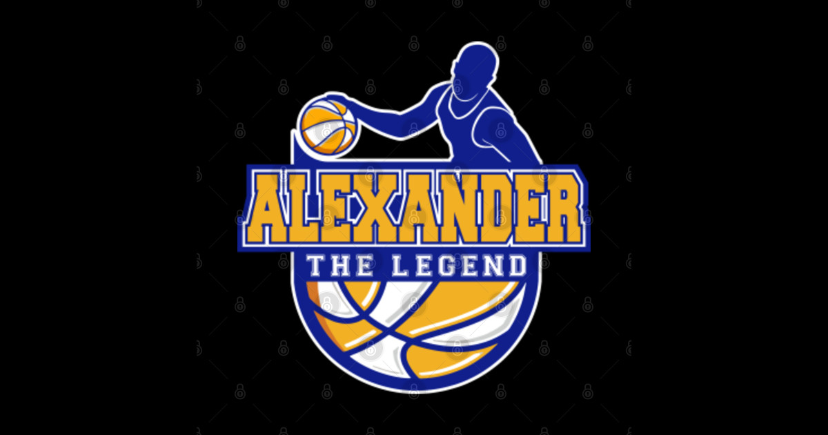 Alexander The Legend Basketball Custom Player Your Name - Basketball ...