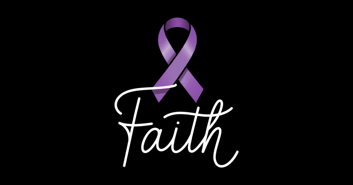 Faith CF Disease - Ribbon Cystic Fibrosis Awareness - Cystic - Sticker ...
