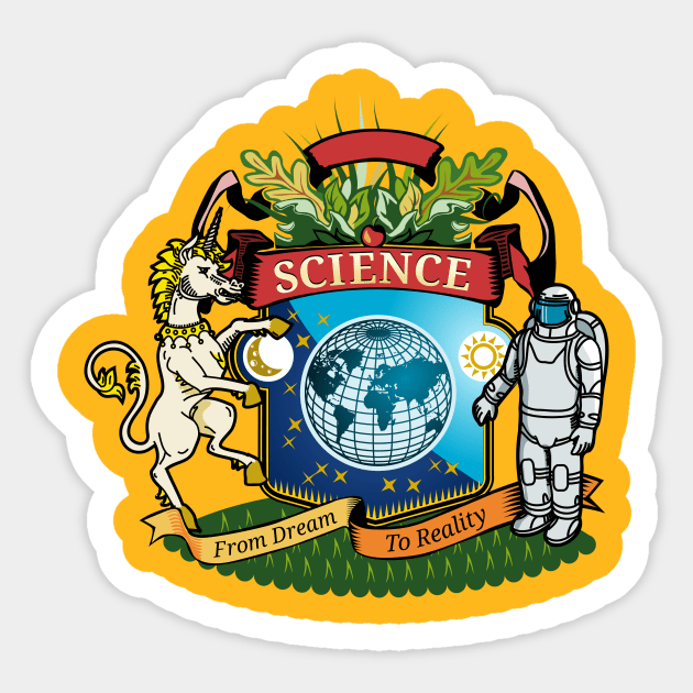 Science - Coat of Arms - Science - Sticker | TeePublic