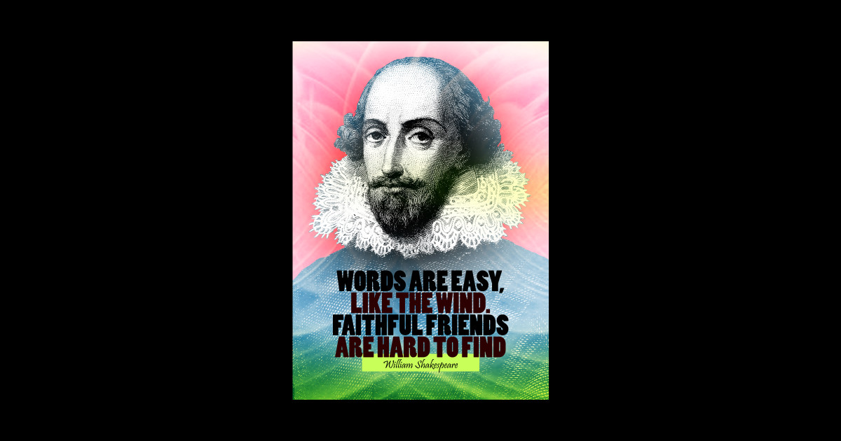 William Shakespeare Quote - William Shakespeare - Sticker | TeePublic