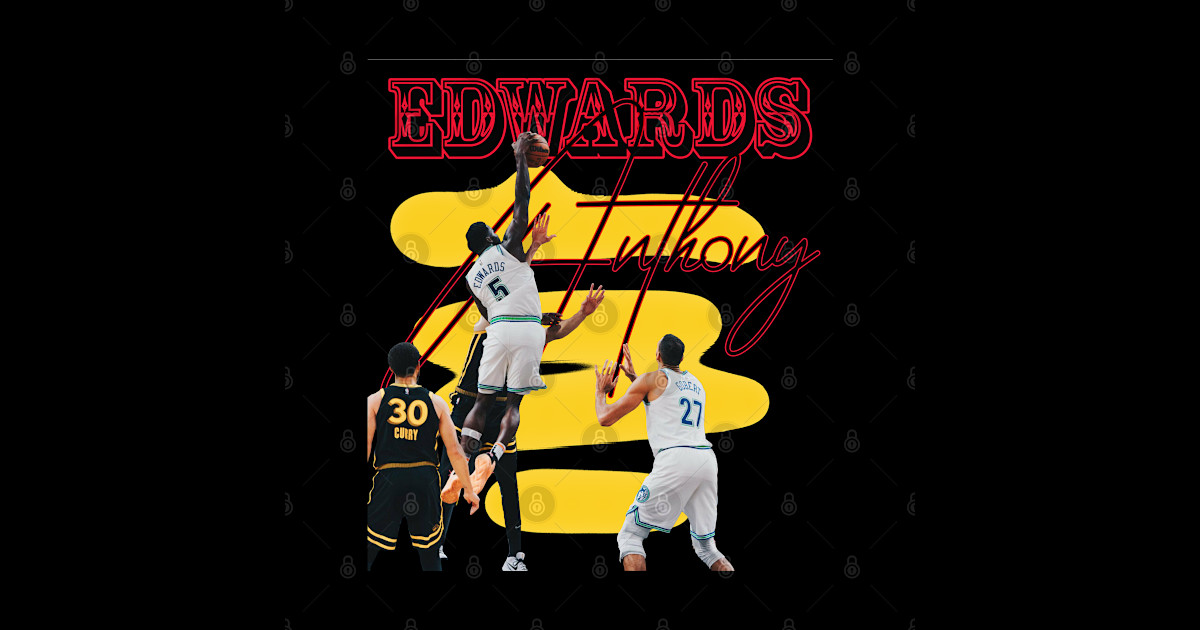 Anthony Edwards - Basketball Player - Sticker | TeePublic