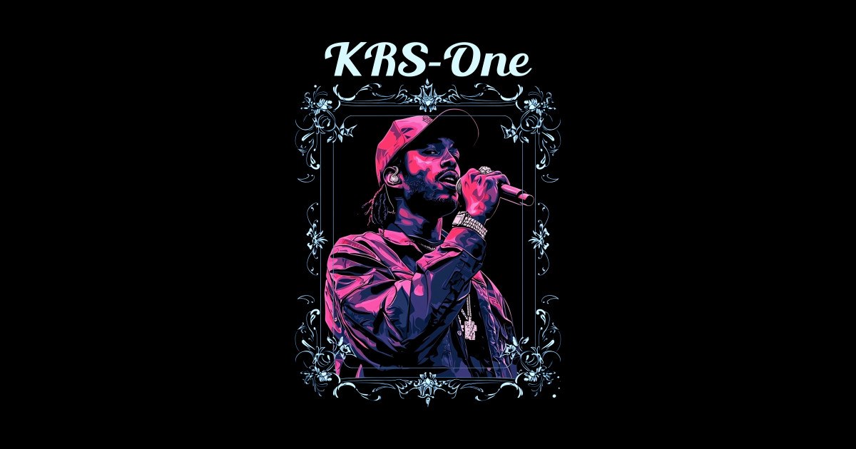 KRS-ONE MUSICIAN FAN ART - Krs One Musician Fan Art - Sticker | TeePublic