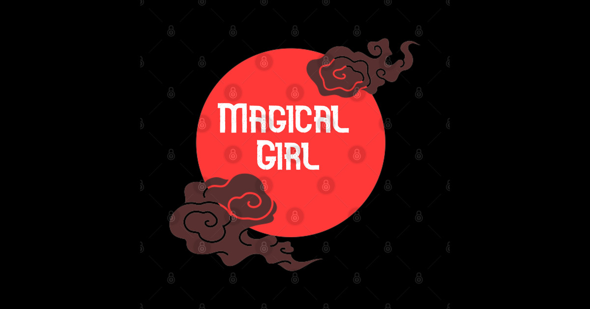 Magical Girl Red Symbol - Weeb - Sticker | TeePublic