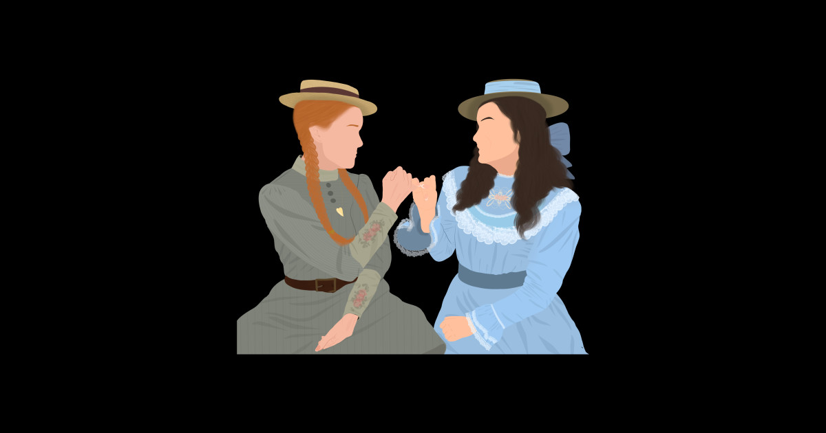 Anne and Diana Pinky Swear Oath Promise Fan Art - Anne Of Green Gables ...