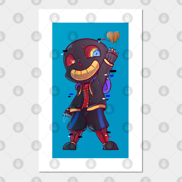 Chibi Error Sans - Undertale - Sans - Posters and Art Prints | TeePublic